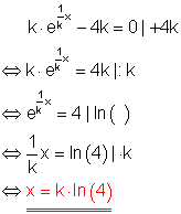 Lösungen Exponentialgleichungen V