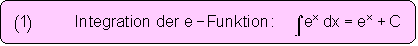 Integration der e-Funktion • Mathe-Brinkmann